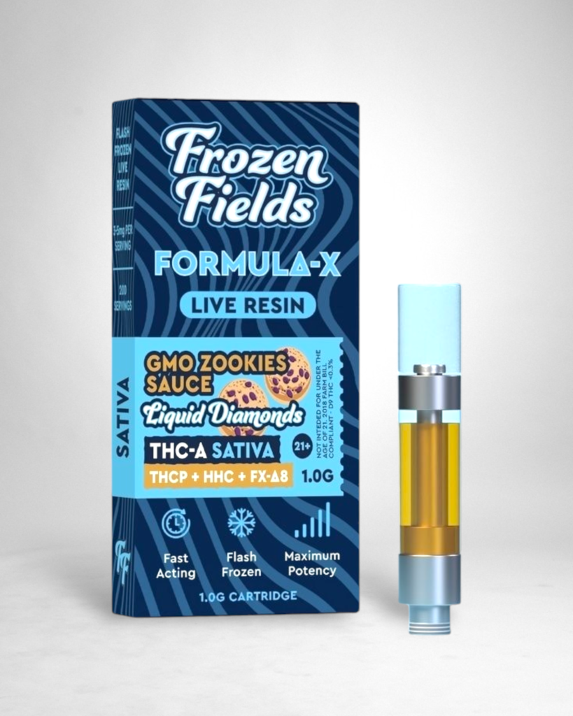 Frozen Fields THCA 1g Live Resin Diamonds Cartridge - smoke and vape